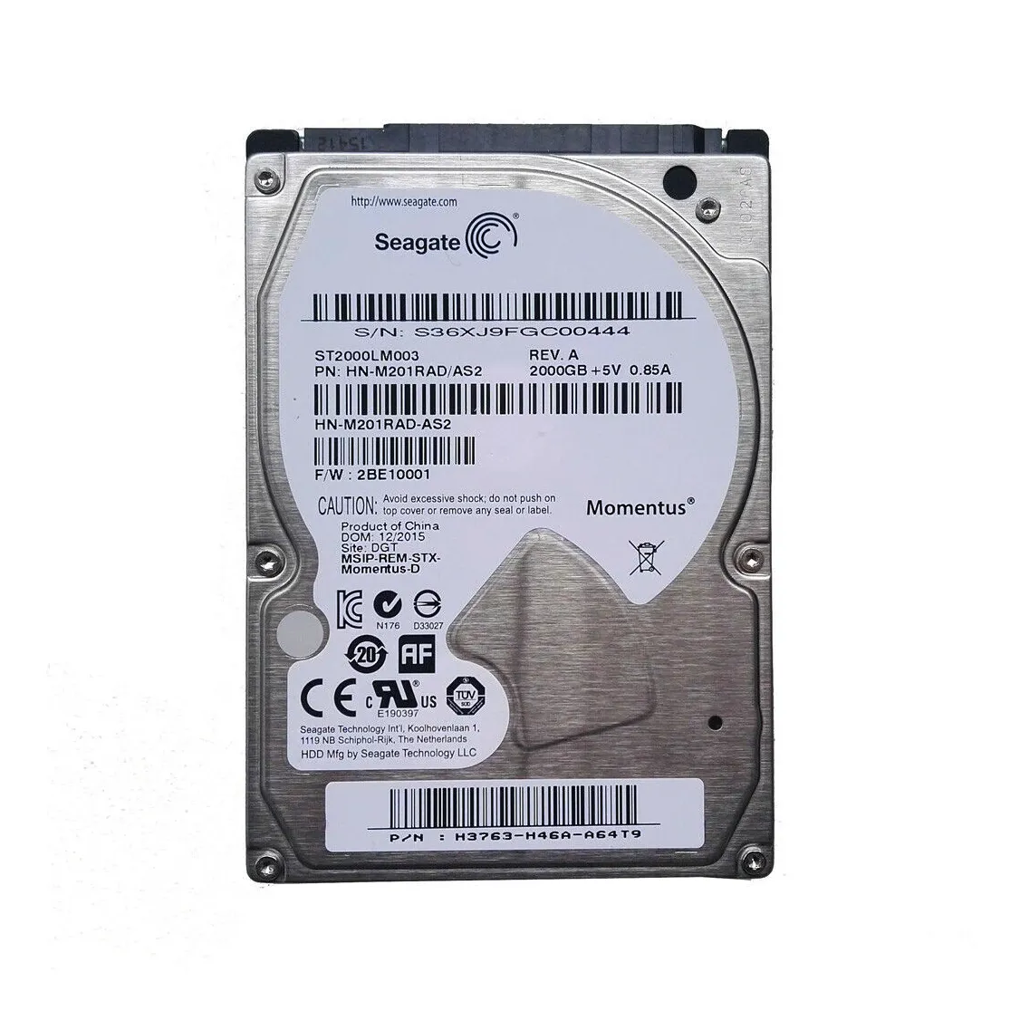 ST200LM003 - Seagate 2TB 5400RPM SATA 6Gb/s 2.5-inch Hard Drive