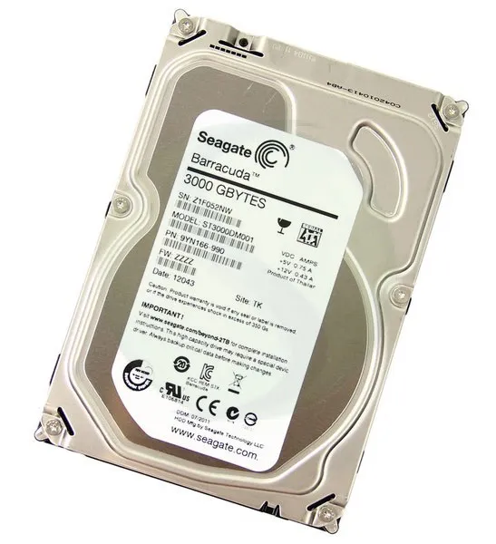 ST3000DM001 - Seagate BarraCuda 3TB 7200RPM SATA 6Gb/s NCQ 64MB Cache 3 ...