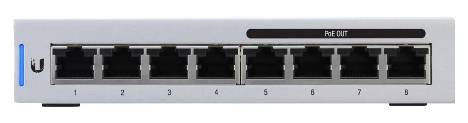 US-8-60W - Ubiquiti UniFi 8-Port Gigabit PoE Compliant Managed Switch