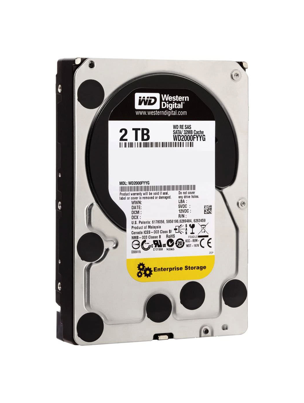 WD2000FYYG - Western Digital RE 2TB 7200RPM SAS 6Gb/s 32MB Cache (RoHS ...