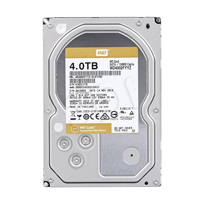 WD4002FYYZ-01B7CB0 - Western Digital Gold 4TB 7200RPM SATA 6Gb/s 128MB ...