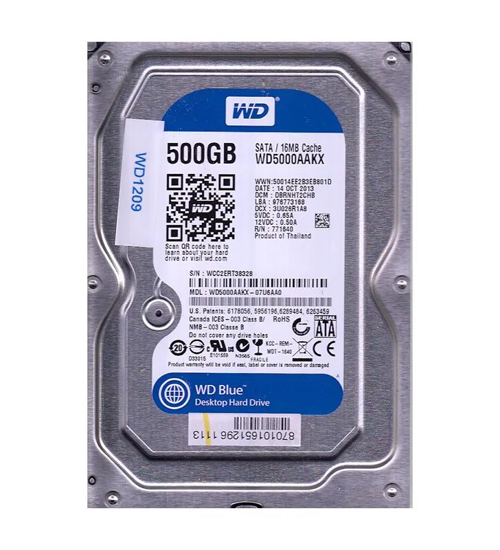 WD5000AAKX-07U6AA0 - Western Digital Caviar Blue 500GB 7200RPM SATA 6Gb ...