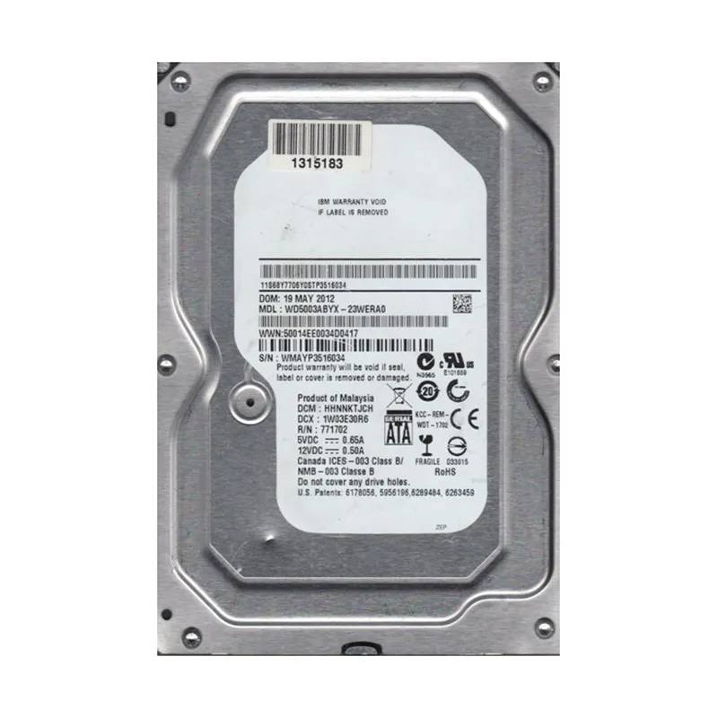 WD5003ABYX-23WERA0 - Western Digital RE4 500GB 7200RPM SATA 3Gb/s 64MB ...