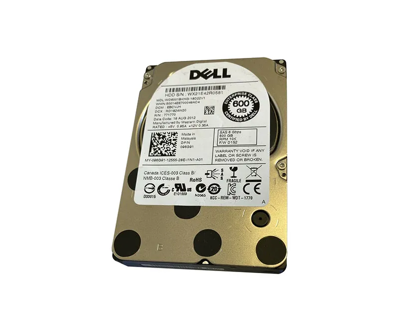 WD6001BKHG-18D22V0 - Western Digital 600GB 10K SAS 6Gb/s 2.5-in HDD