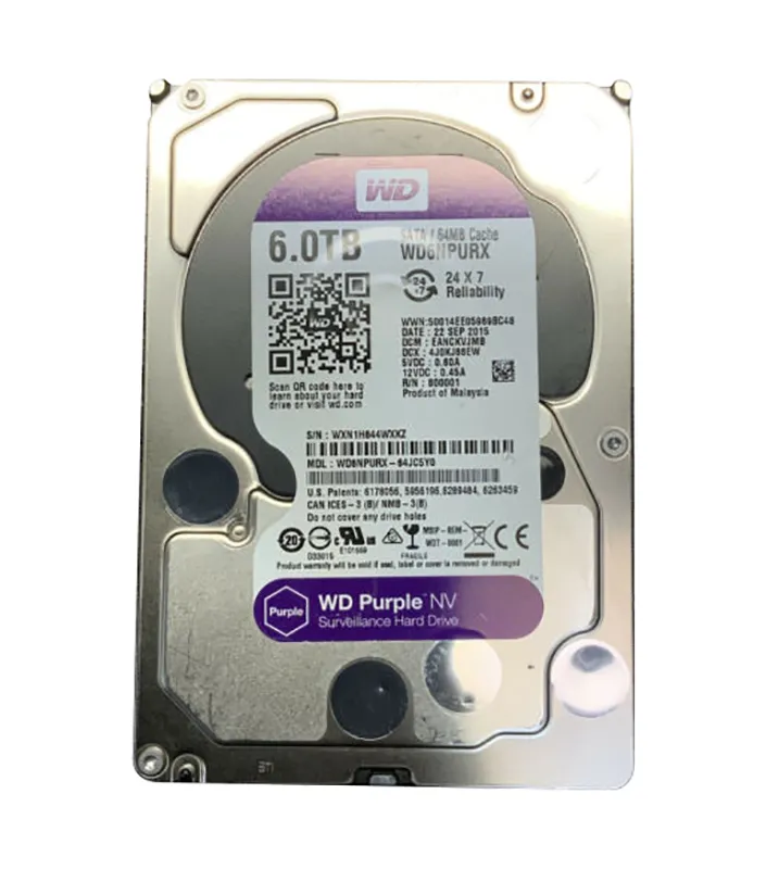WD6NPURX-64JC5Y0 - Western Digital Purple NV 6TB 5400RPM SATA 6Gb/s ...