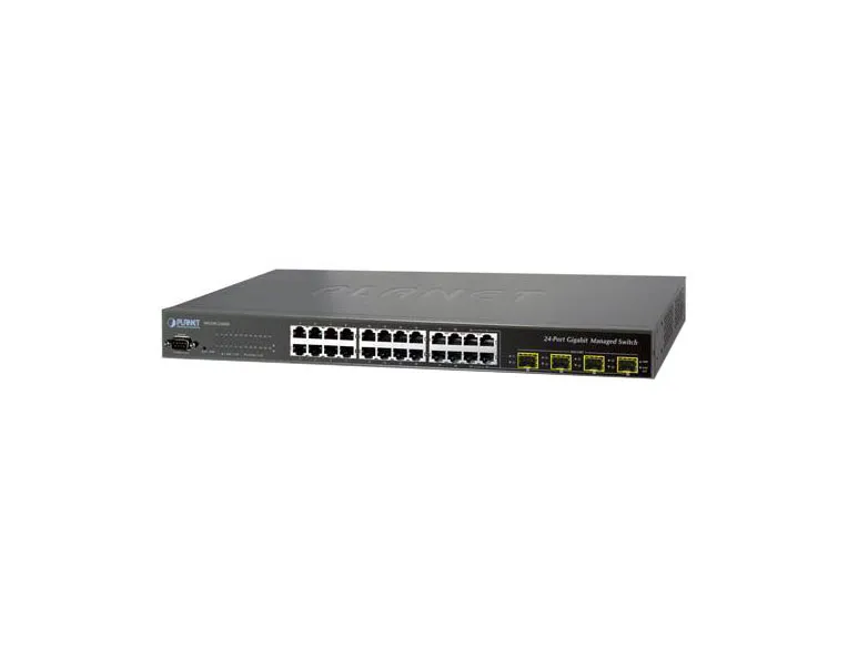 WGSW-24040 - Planet 24 x Ports 10/100/1000Base-T + 4 x Ports RJ-45/SFP ...