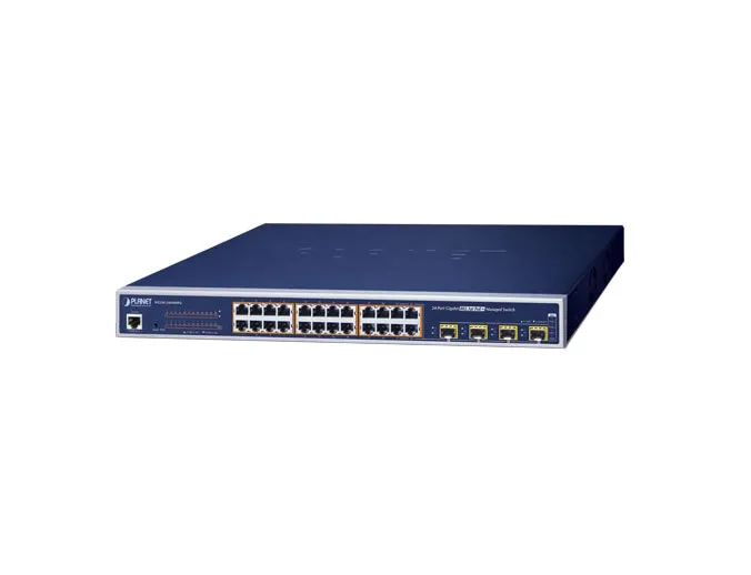 WGSW-24040HP4 - Planet 24 x Ports PoE+ 10/100/1000Base-T + 4 x Ports RJ ...