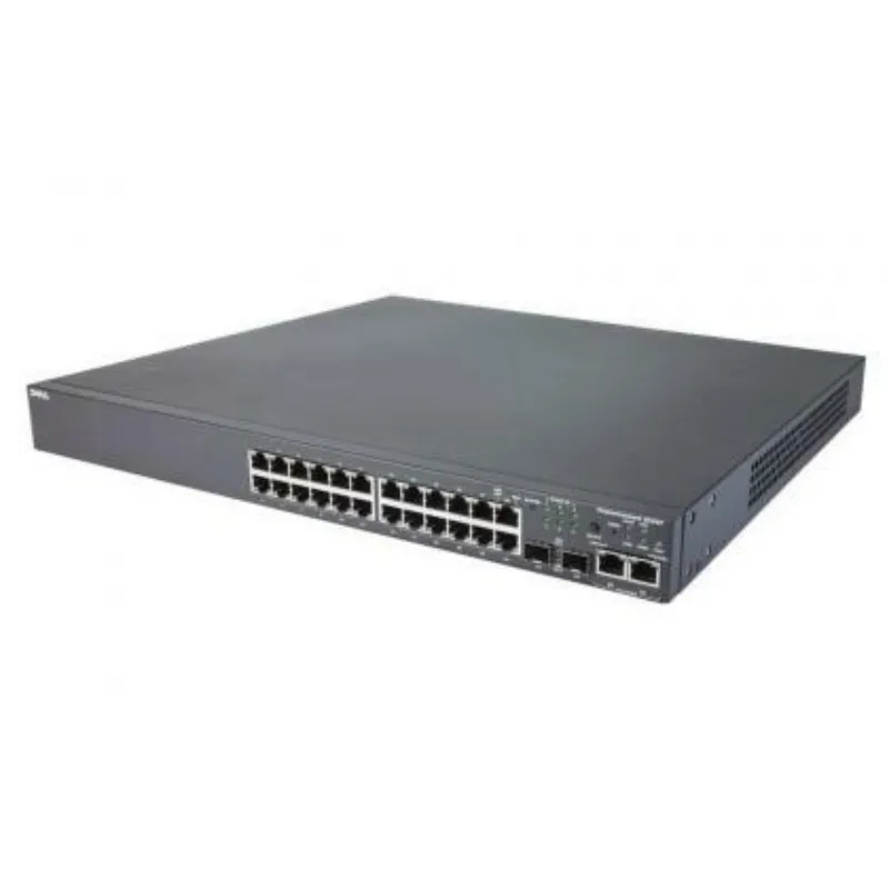 WJ684 - Dell 3424 24-Ports 10/100Base-T Managed Fast Ethernet Switch
