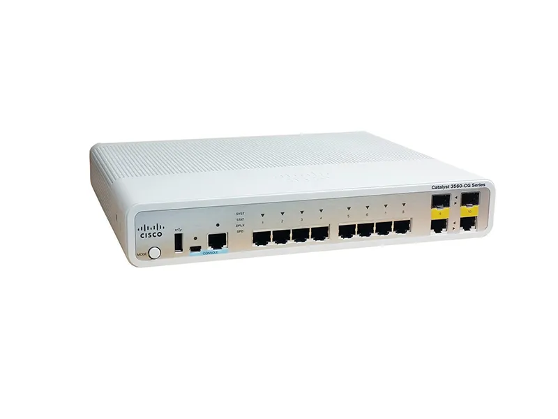 Shop Cisco WS-C3560CG-8PC-S Catalyst 3560-C Series 8-Ports PoE+ GE Switch