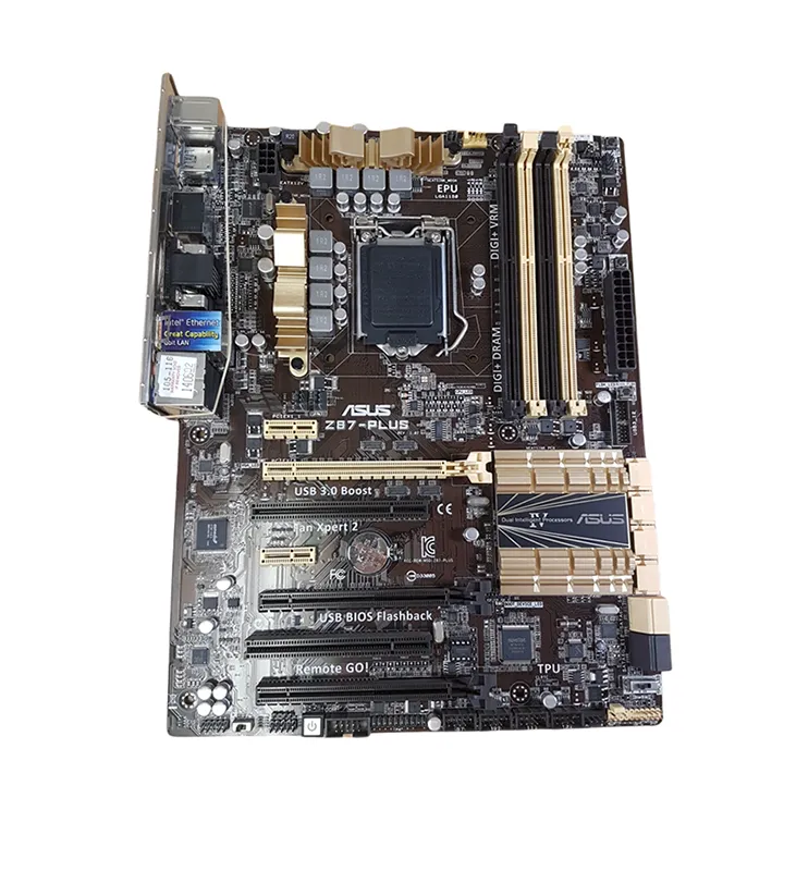 Z87-PLUS - Asus Socket LGA1150 Intel Z87 Chipset ATX System Board (Motherboard) Supports Core i7 ...