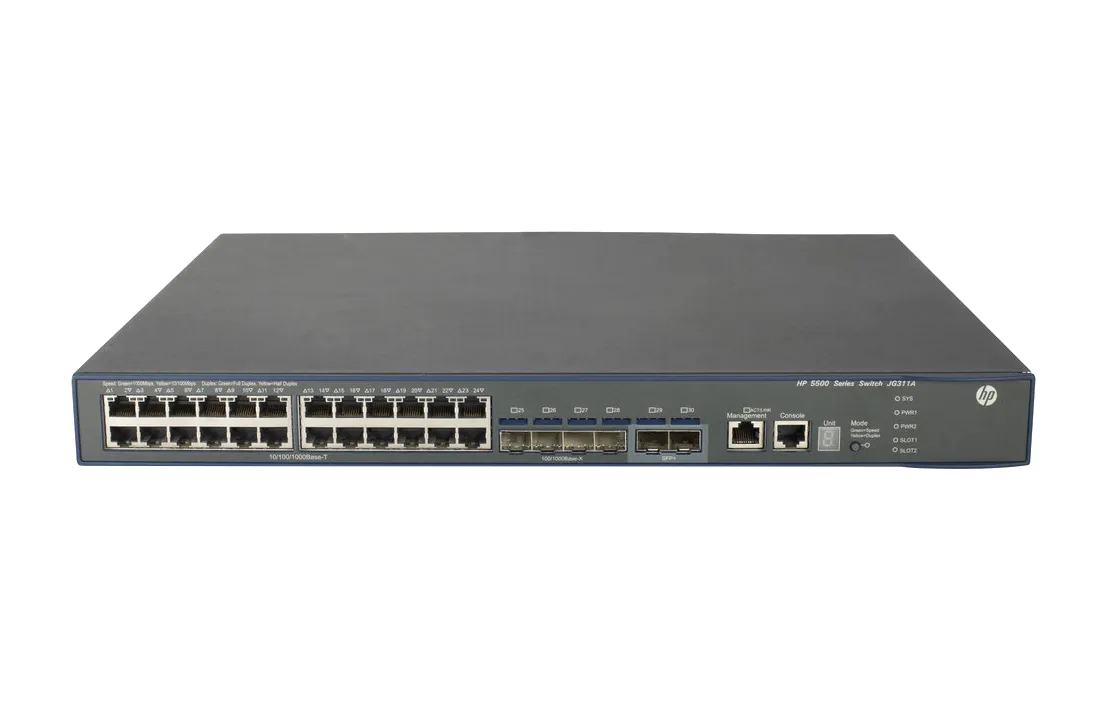 S5500-28C-EI - HP 5500 24x RJ45 8x RJ45/SFP Network Ei Switch