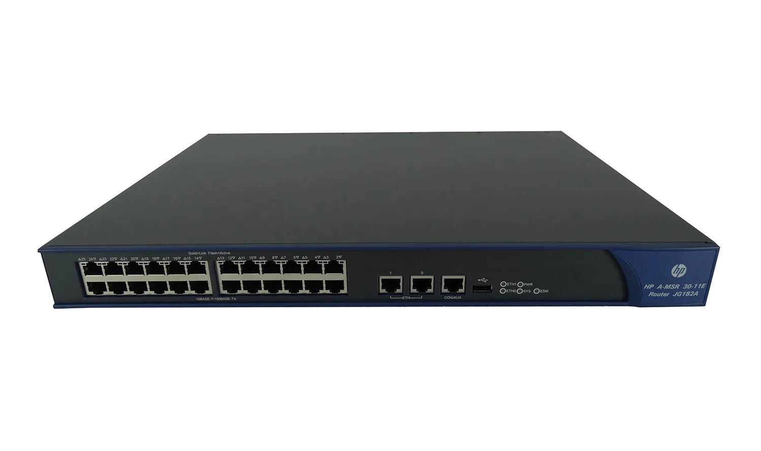 JG182AR - HP MSR30-11E 24 x LAN Ports 10/100Base-TX + 2 x WAN Ports RJ ...